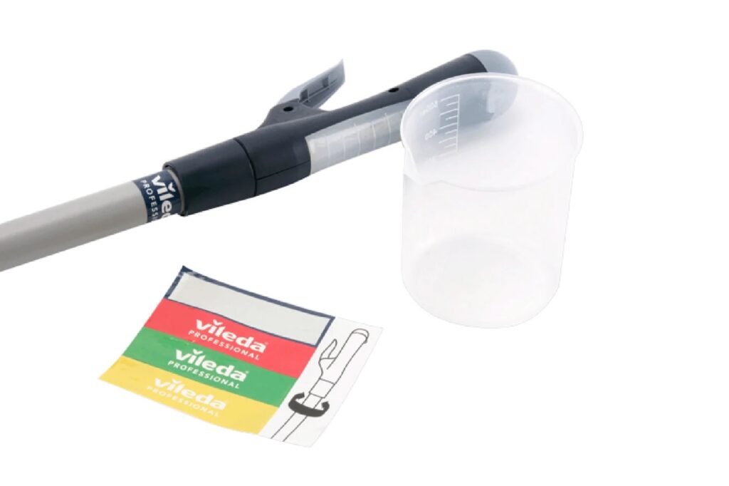 Vileda SprayPro mop rendszer Inox tölthető nyéllel