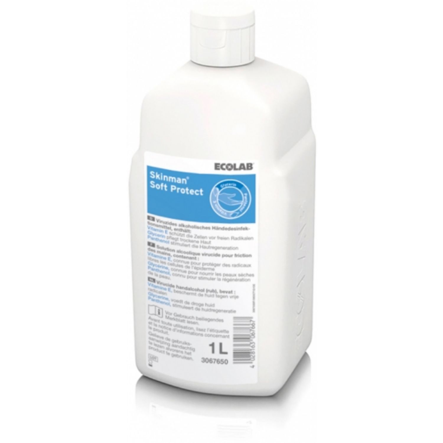 Ecolab Skinman Soft Protect FF kézfertőtlenítő, illatmentes, 1 liter ...